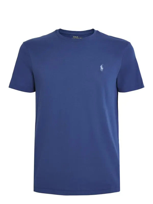 Polo Ralph Lauren Cotton Polo Pony T-shirt - Blue
