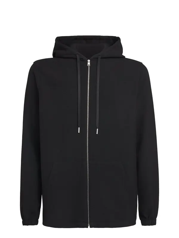 Sandro Zip-up Hoodie - Black