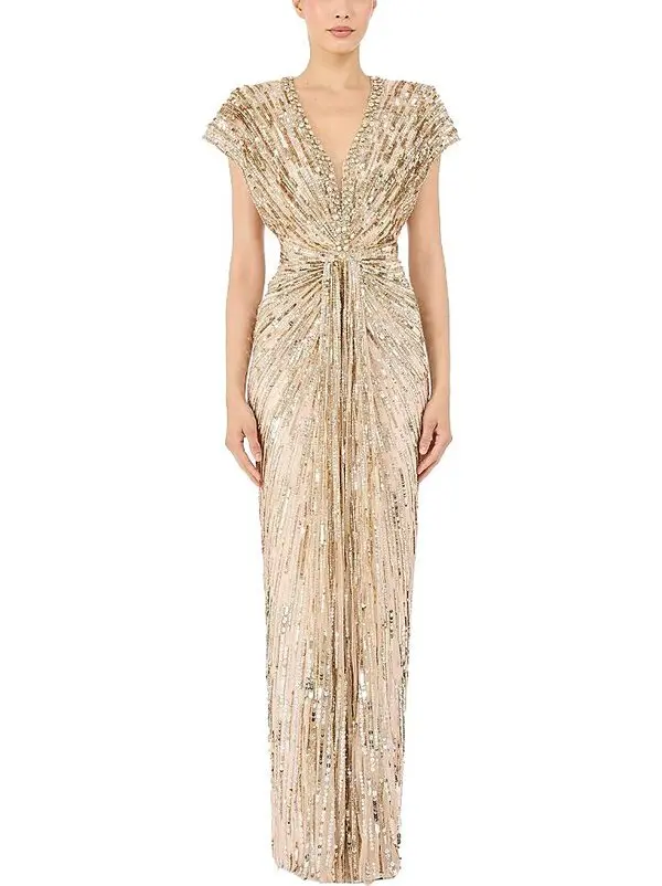 Jenny Packham Lacie Maxi Gown - Morganite