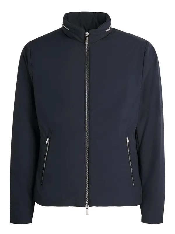 MOORER Padded Alcide Jacket - Navy