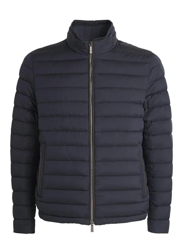 MOORER Quilted Alec-s3c Puffer Jacket - Navy