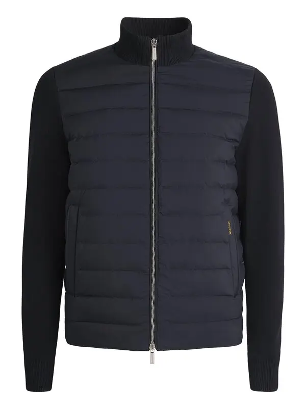 MOORER Duncan Hybrid Jacket - Navy