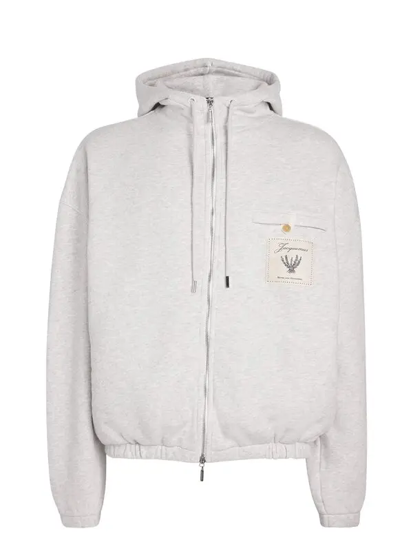 Jacquemus Cotton Torneo Hoodie - Grey