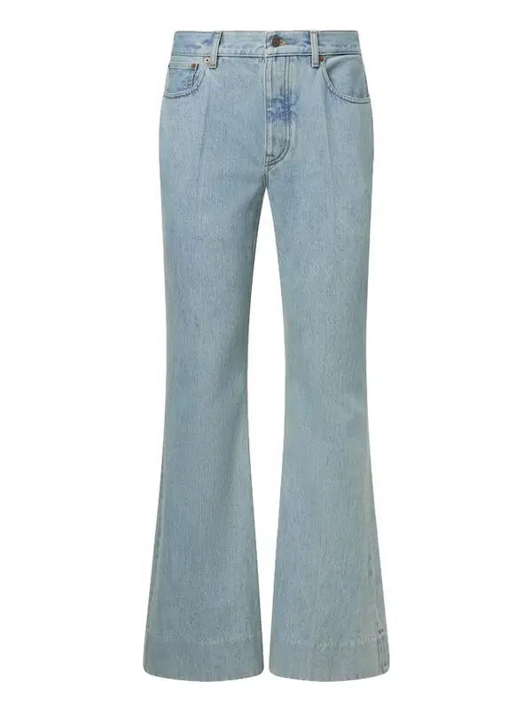 Valentino Garavani Logo Flare Jeans - Blue