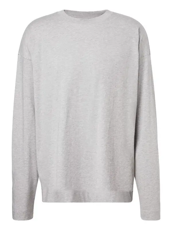 Dries Van Noten Oversized Cotton Jersey T-shirt - Grey