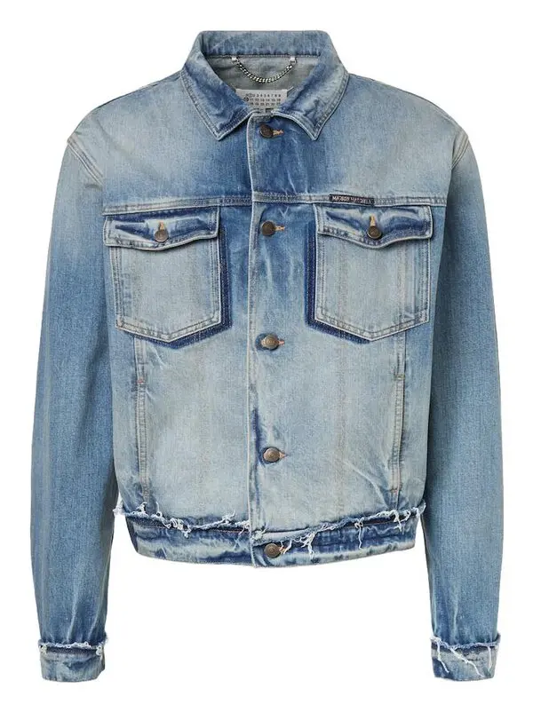 MAISON MARGIELA Denim Trucker Jacket - Blue