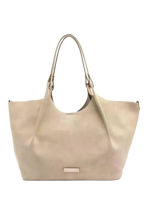 GIANNI CHIARINI Pleated-effect Tote Bag - Neutrals
