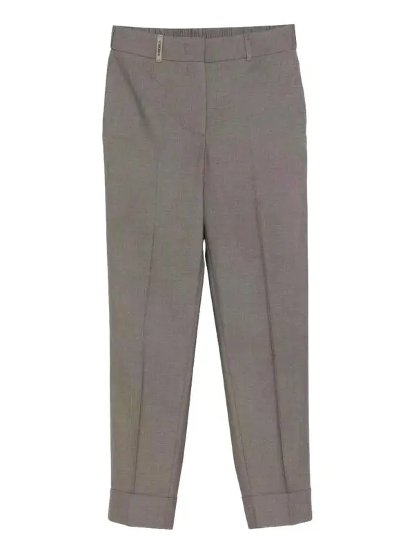 Peserico Cuffed Trousers - Grey