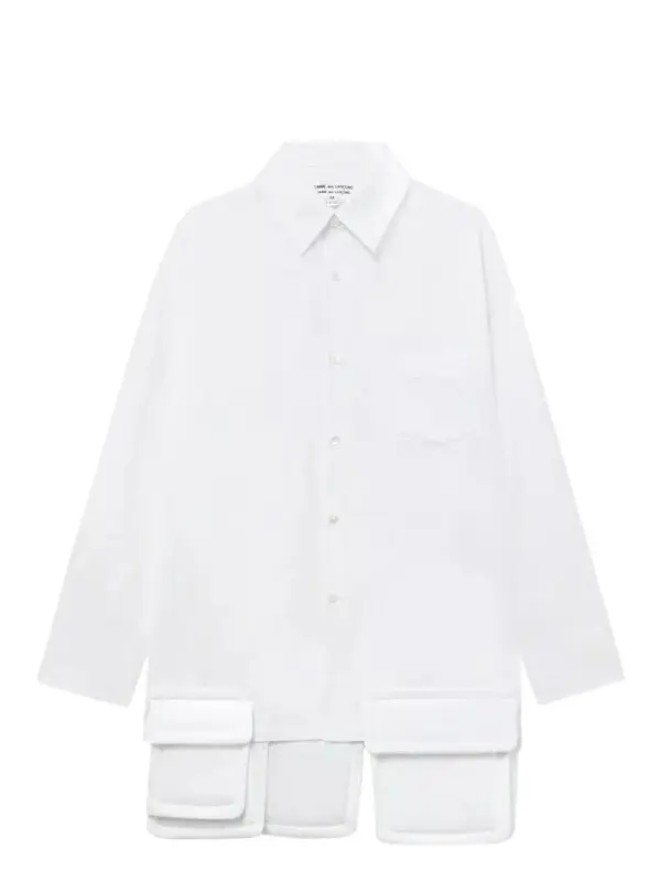 Comme Des Garçons Pocket Shirt - White
