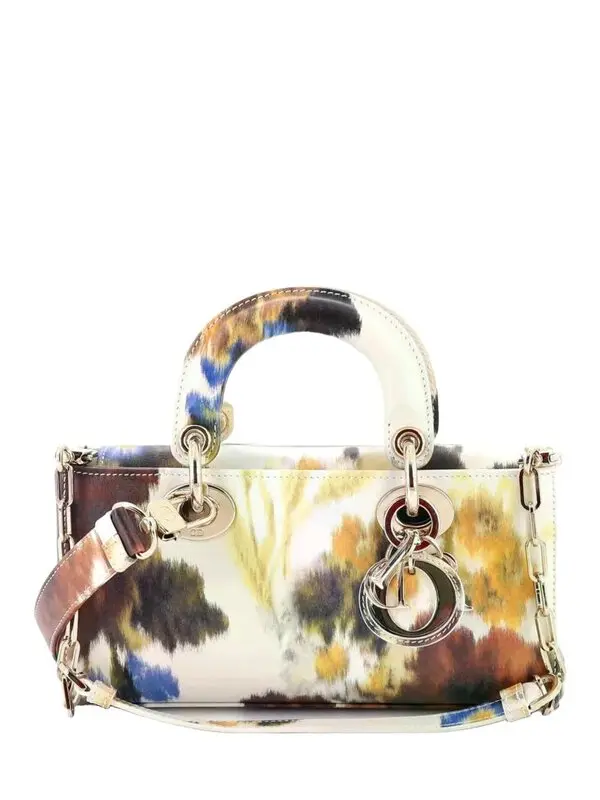 Dior Lady D-joy Printed Leather Small Satchel - Multicolour
