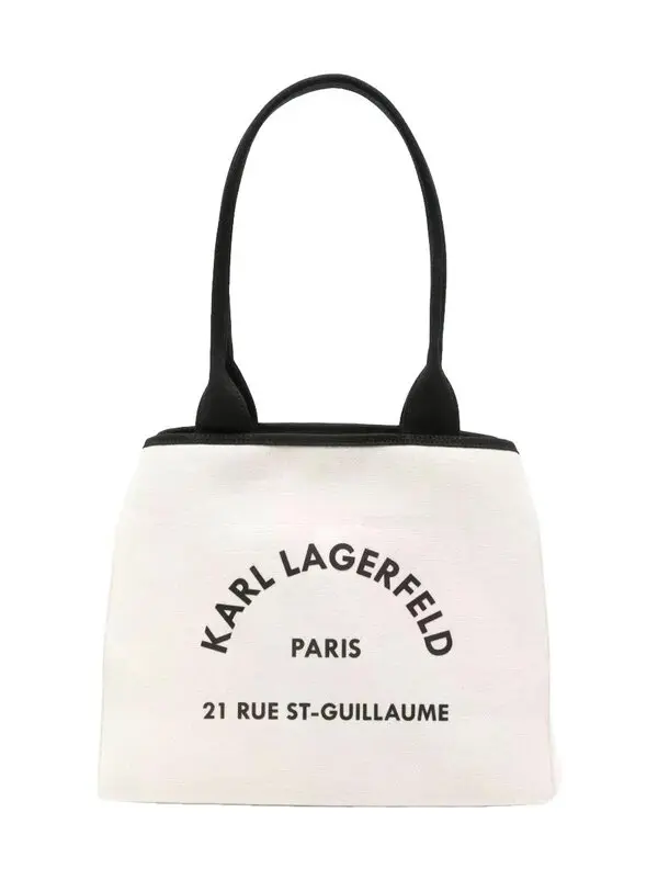 Karl Lagerfeld Logo-print Tote Bag - Neutrals