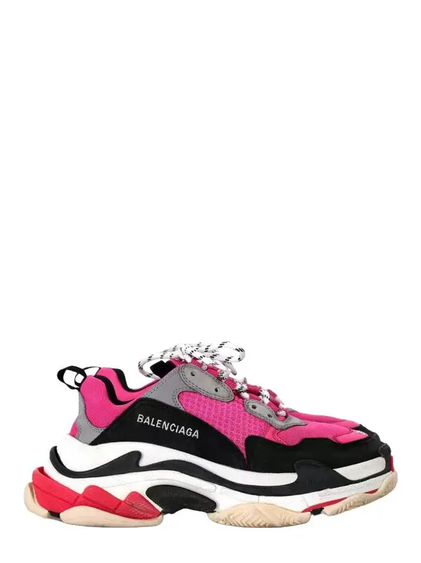 Balenciaga Lace-up Fastening Sneakers - Pink