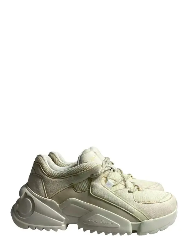 FERRAGAMO Skylar Lace-up Sneakers - Neutrals
