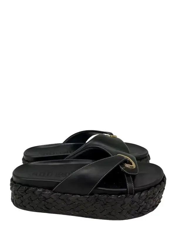 Cult Gaia Blythe Platform Sandals - Black