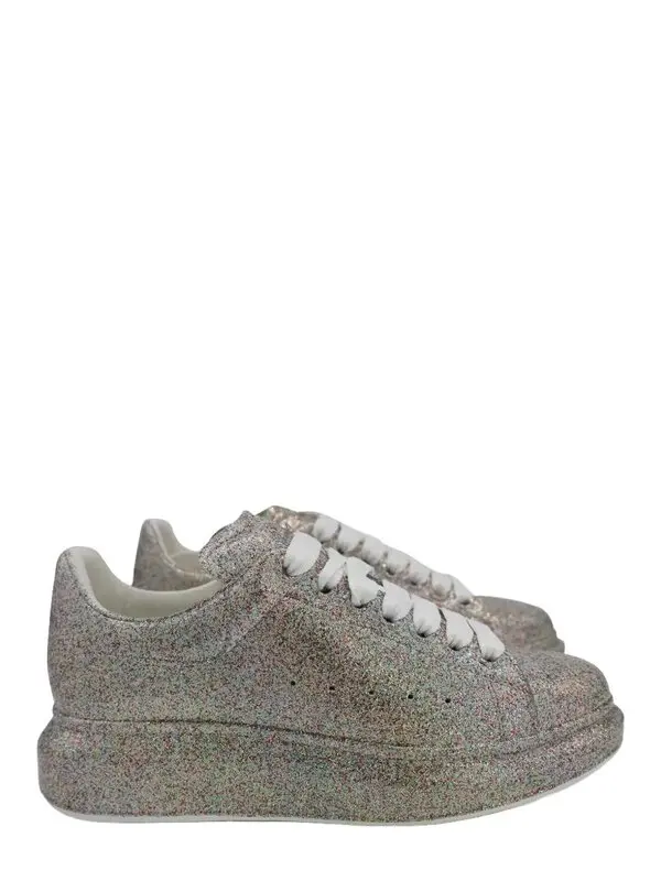 Alexander McQueen Glitter Sneakers - Grey