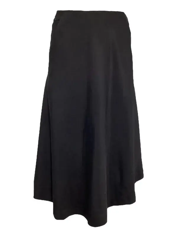 Theory Asymmetric Midi Skirt - Black
