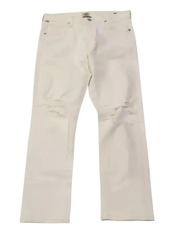 Citizens Of Humanity Emerson Distressed Trousers - Neutrals