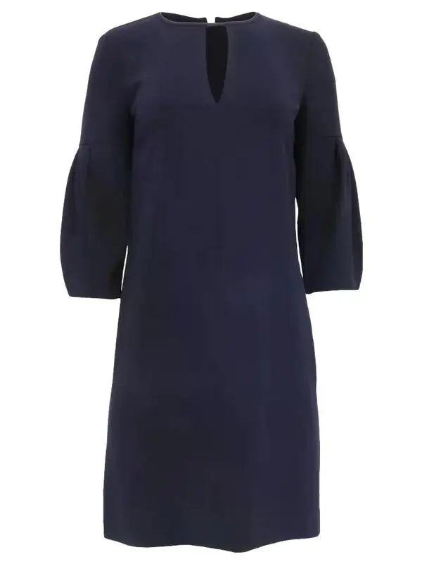Burberry Cutout Mini Shift Dress - Blue