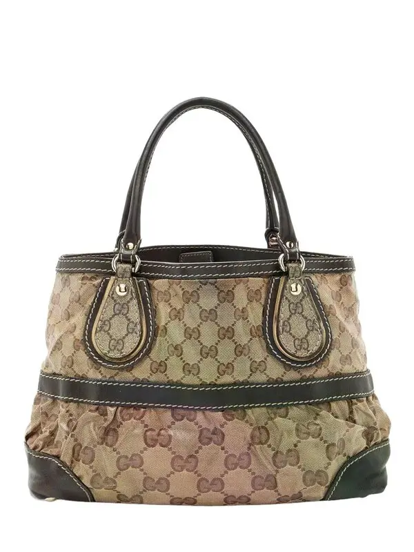 Gucci Gg-pattern Satchel - Neutrals