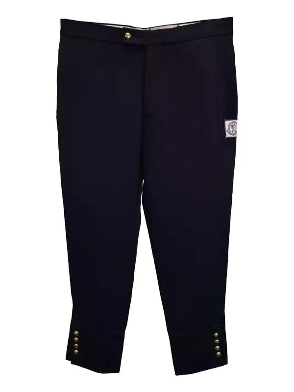 Moncler Snap-button Trousers - Blue
