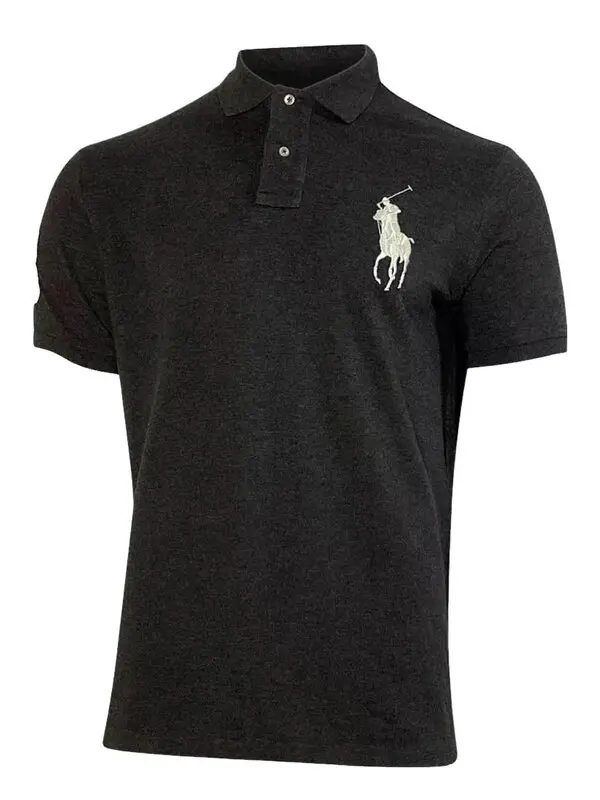 Polo Ralph Lauren Pony-appliqué Polo Shirt - Grey