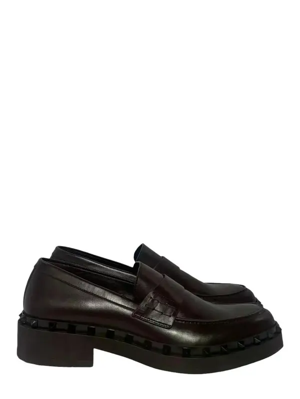 Valentino Garavani Rockstud Loafers - Brown