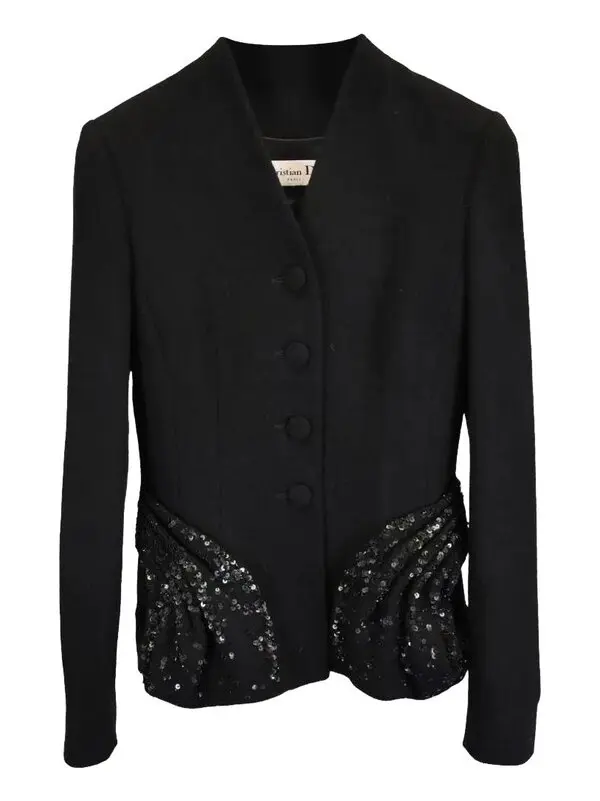 Dior Embellished Jacket - Black