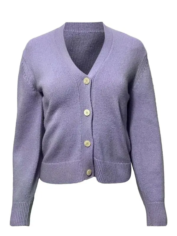 Theory Button-up Cardigan - Purple