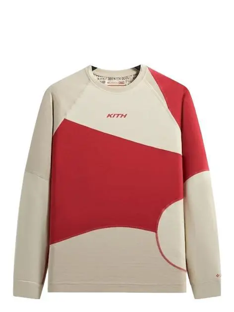 Kith X Columbia Infinity Long Sleeve Baselayer - Sandrift/verge/veil