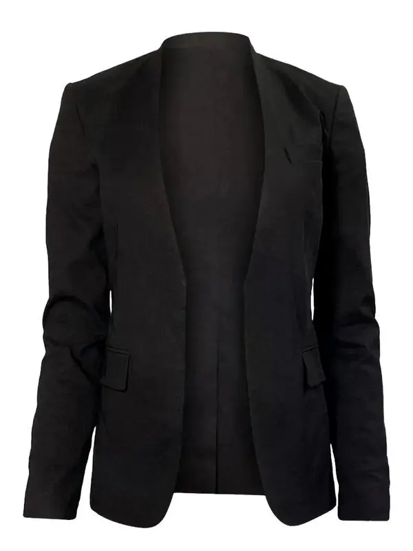 Theory Open Linen Blazer - Black