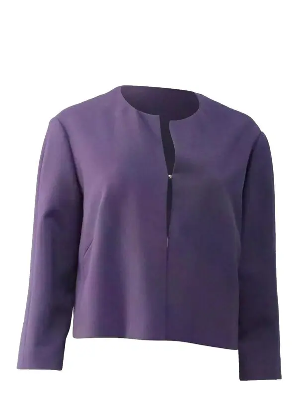 BOSS Jileky Collarless Blazer - Purple