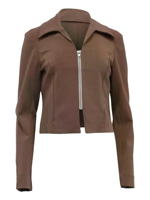 REFORMATION Zipped Jacket - Brown