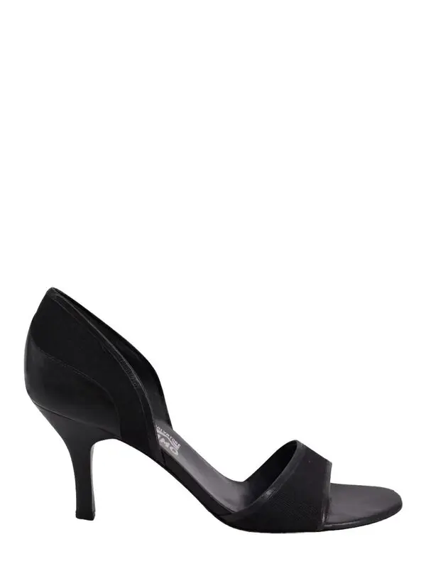 FERRAGAMO Open-toe Pumps - Black