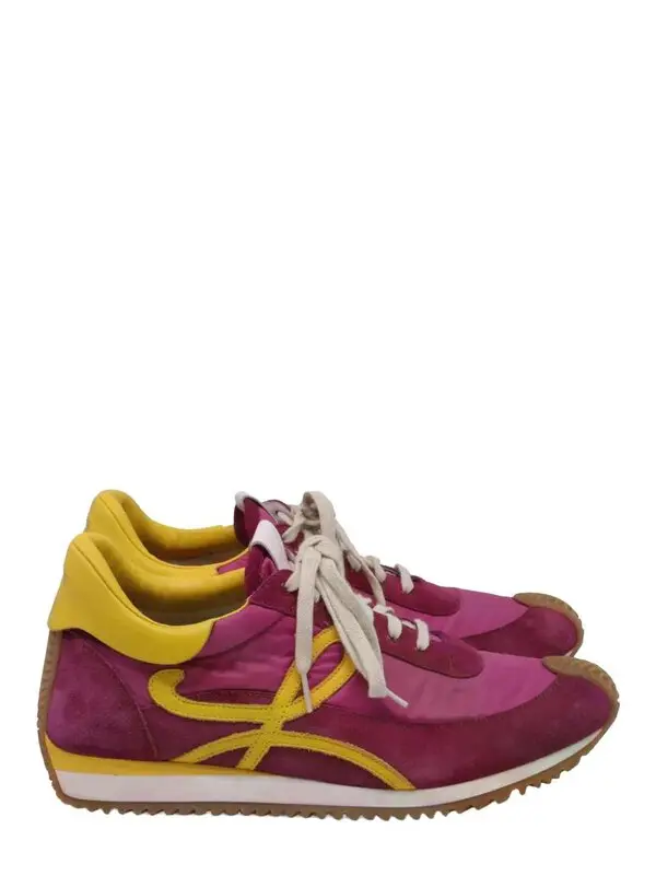Loewe Flow Runner Suede Sneakers - Pink