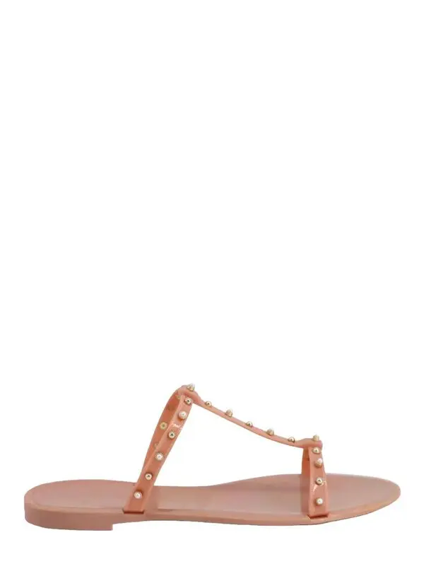 STUART WEITZMAN Stud-embellished Strap Sandals - Pink