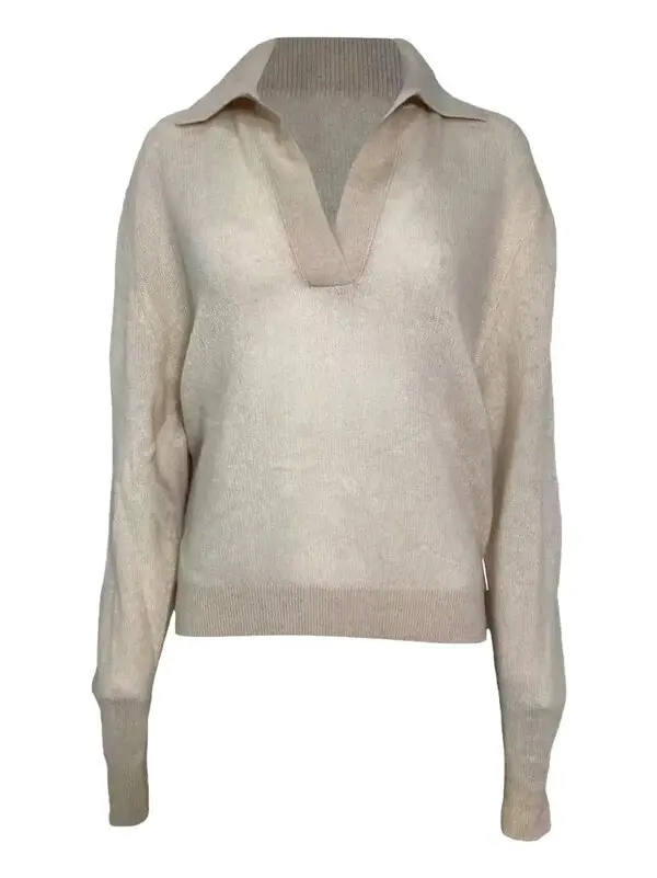 Khaite Jo V-neck Sweater - Neutrals