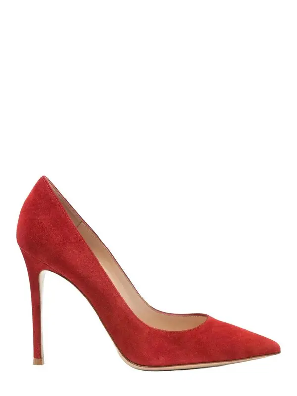 GIANVITO ROSSI Pointed-toe Stiletto Pumps - Red