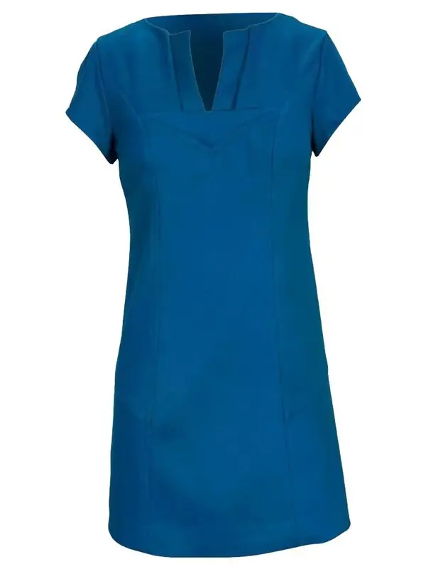Diane Von Furstenberg Valda Fitted Waist Dress - Blue