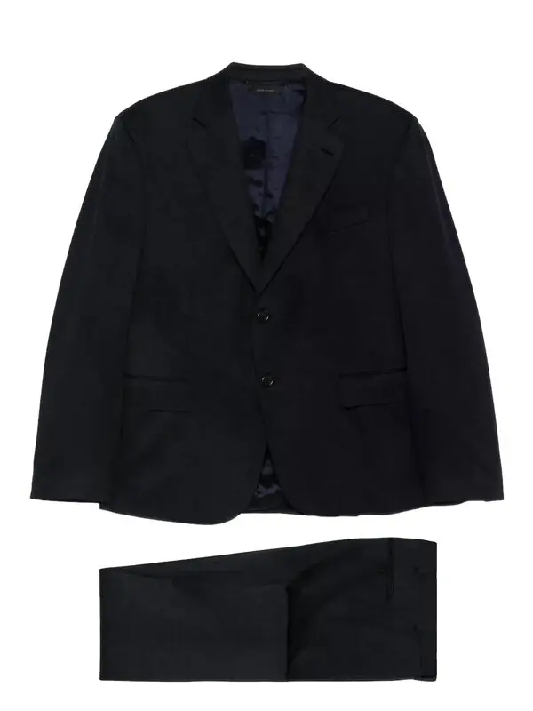 Brioni Button Single-breasted Suit - Blue