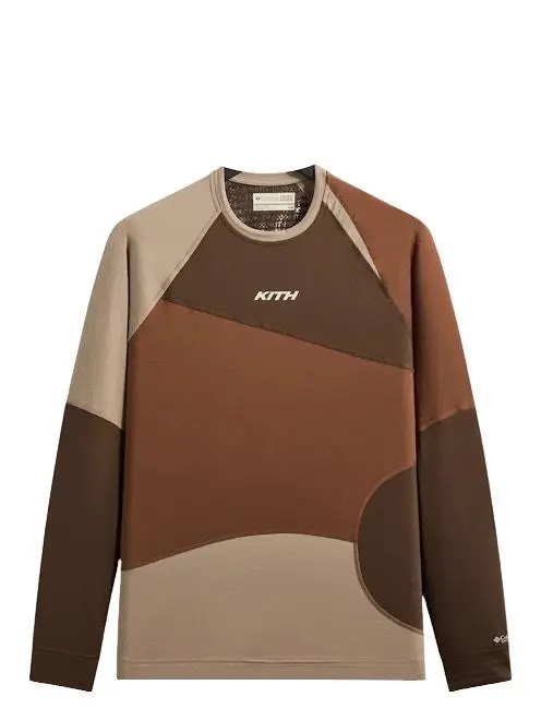 Kith X Columbia Infinity Long Sleeve Baselayer - Legacy/dremel/umber