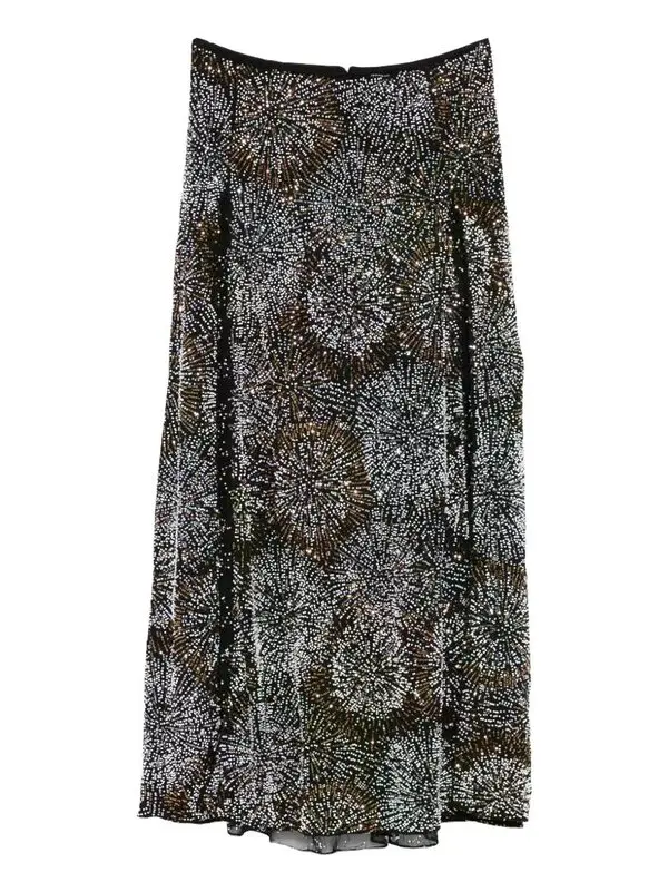 Rabanne Sequin-embellished Maxi Skirt - Black