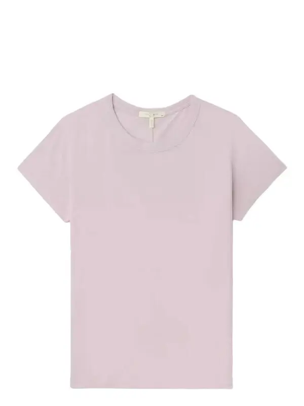 Rag & Bone Ribbed Trim T-shirt - Pink
