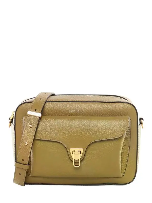 COCCINELLE Large Beat Leather Tote - Green