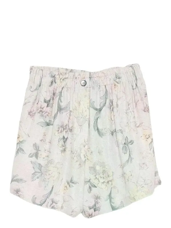 FORTE_FORTE Floral-print Short - Neutrals