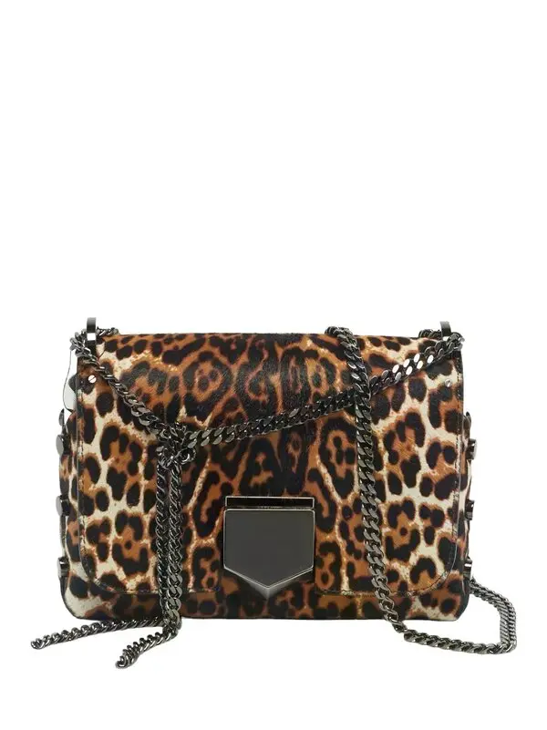 JIMMY CHOO Locket Shoulder Bag - Brown