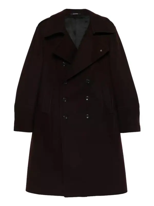 Tagliatore Double-breasted Coat - Red