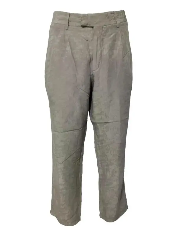 Giorgio Armani Cotton Trousers - Grey