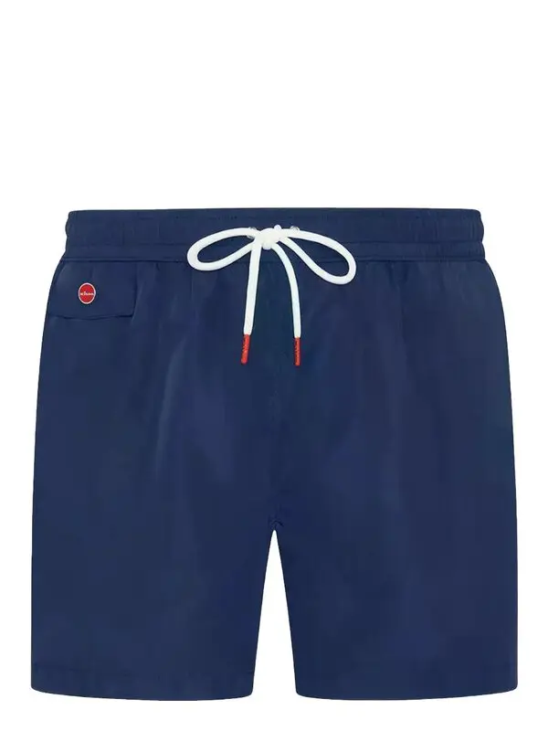 Kiton Drawstring Beachwear - Blue