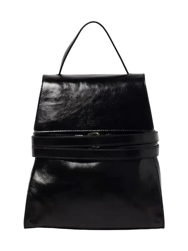 Moschino Top Handle Strap Backpack - Black