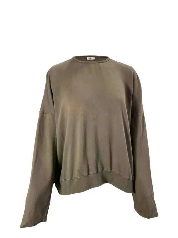 THE FRANKIE SHOP Basel Crew-neck Sweatshirt - Brown